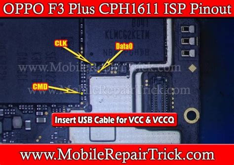 Oppo F3 Plus Isp Pinout Oppo Cph1611 Isp Pinout