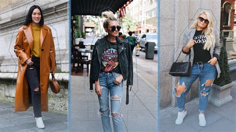 Ripped Jeans Outfit Ideas 29 Street Style Looks Stylecaster