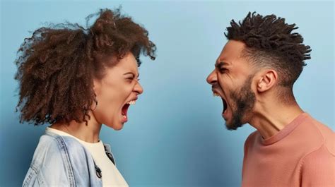 Couples In Conflict Emotional Argument Scene Generative Ai Premium Ai