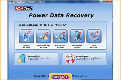 دانلود Minitool Power Data Recovery نرم افزار بازیابی فایل حذف شده ایزی پی سی