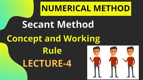 secant method numerical methods solution of algebraic and