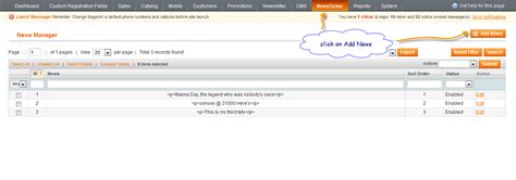 Magento News Ticker Webkul