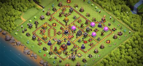 Farming Base Th10 With Link Anti 3 Stars Clash Of Clans Town Hall