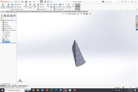 Im Having Trouble Using The Circular Pattern Feature Tool Im Trying