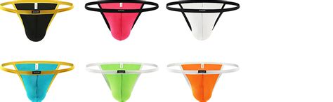 Ikingsky Mens High Leg Opening Modal Bulge Brief Underwear Pack Of 6