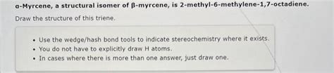 Solved Four Stereoisomers Exist For Chloro Pentene Draw Chegg