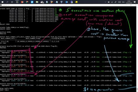 Postgresql “bind Variable Peeking” Dba Notes