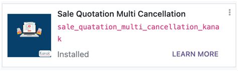 Instalasi Modul Ekstra Sale Quotation Multi Cancellation Pada Odoo 16