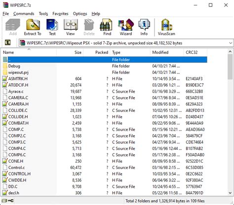 the source code to wipeout has been released leaked for educational