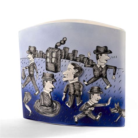 Bid Now Antonio Segui 1934 2022 Vase 14b Céramique émaillée à Décor Polychrome February 2