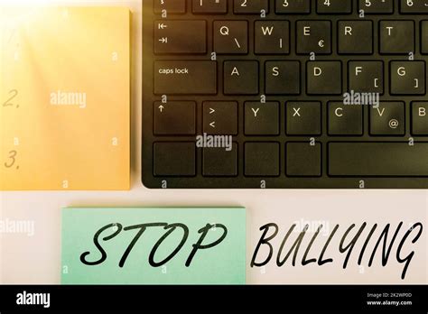 Conceptual Caption Stop Bullying Word For Fight And Eliminate This