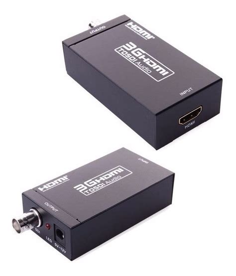 Adaptador Conversor Hdmi Para Sdi Bnc Sdihd Sdi3g Sdi R 25800 Em