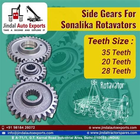 Alloy Steel 6 Feet Rotavator Side Gear Round At ₹ 3000set In Hasanpur