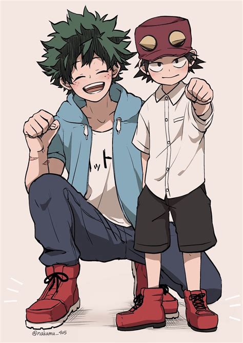 Midoriya Izuku And Izumi Kouta Boku No Hero Academia Drawn By Nakamu