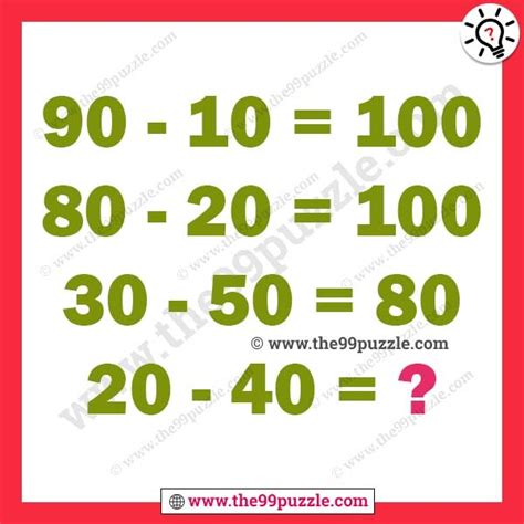Maths Logical Reasoning Questions With Answers The Puzzle