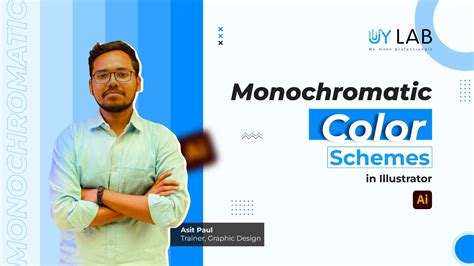 Monochromatic Color Schemes In Illustrator Asit Paul Uy Lab Youtube