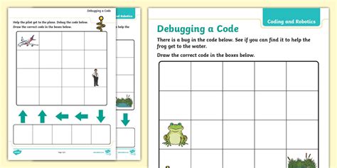 Grade R Debugging A Code Hecho Por Educadores Twinkl