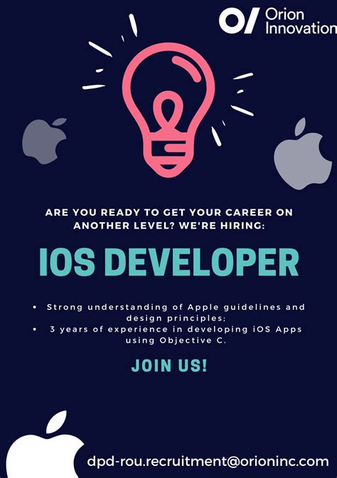 Apple Ios Developer Agile Objectivec Orion Innovation Romania