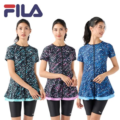 【楽天市場】fila フィラ レディース フィットネス 水着 ウェア 2点セット めくれ防止 313212 313 212 セパレート 体型