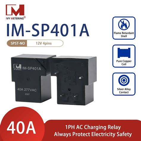 35a 12vdc Coil Spst No 1 Form A Non Latching Power Relays For Ev Charging Solar China Power