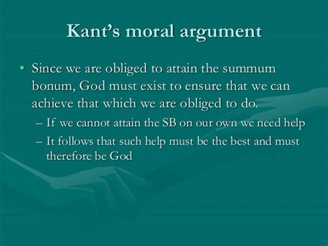 The Moral Argument