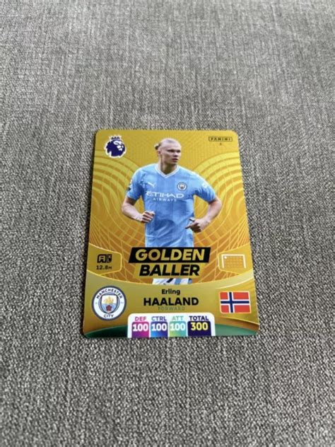 Panini Adrenalyn Xl Premier League 20232024 Erling Haaland Golden