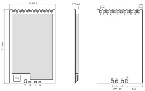 E07 433m20s Cc1101芯片spi射频模块 亿佰特lora无线通信模块