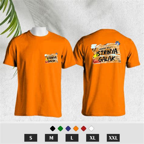 Jual Hadiah Gantungan Kunci Kaos Viral Kata Kata Isterinya Galak