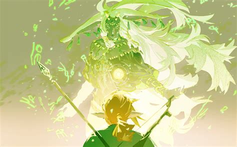 Link And Rauru The Legend Of Zelda And 1 More Drawn By Cmpovar Danbooru