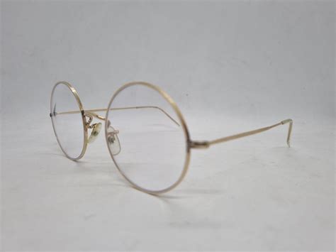 Vintage Algha Savile Row 20kt Glasses Panton Gold Filled 1960s Dummy