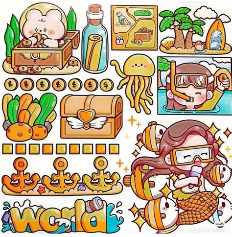Korean Stickers Anime Stickers Kawaii Stickers Cute Stickers Cute