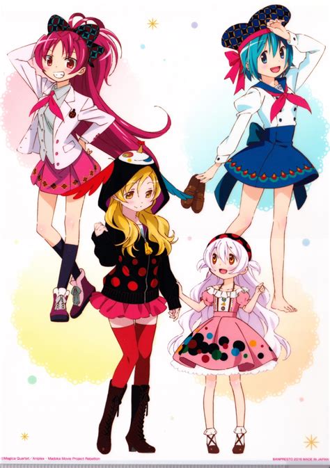 Puella Magi Madoka Magica Miki Sayaka Momoe Nagisa Sakura Kyouko Tomoe