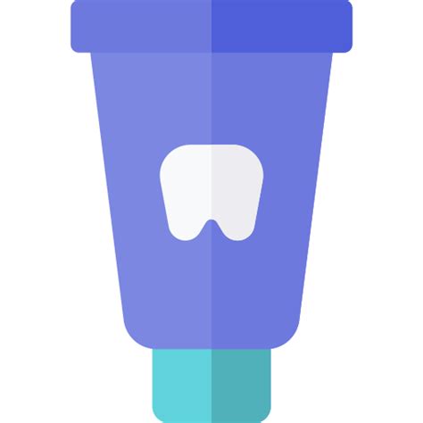 Toothpaste Basic Rounded Flat Icon