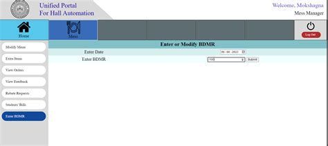bdmr · issue 17 · divc13 unified portal for hall automation · github