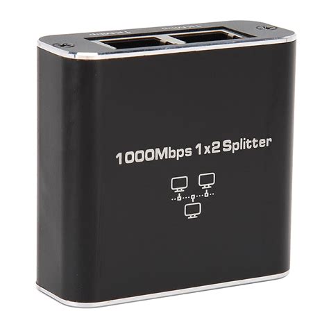 Rj45 Network Splitter 1 To 2 Ethernet Cable Splitter 101001000mbps