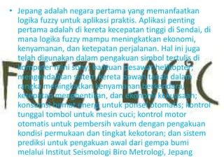 Presentasi Fuzzy Logic Logika Fuzzy PPTX