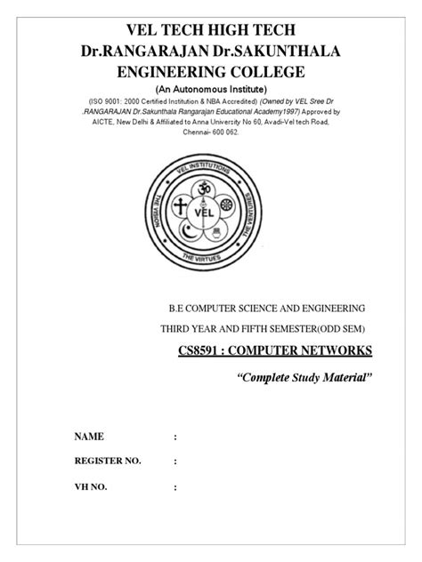 Cs8591 Cn Material Unit 1 To Unit 5 Pdf Network Topology Duplex