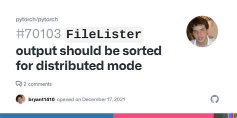 `filelister` Output Should Be Sorted For Distributed Mode · Issue