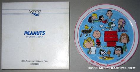 Peanuts And Snoopy Schmid Decorative Plates