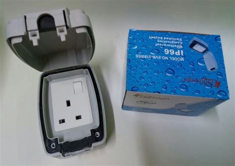 Weatherproof 13a Switch Socket Plug Ip66 Waterproof Outdoor Ip66 Waterproof Switched Socket