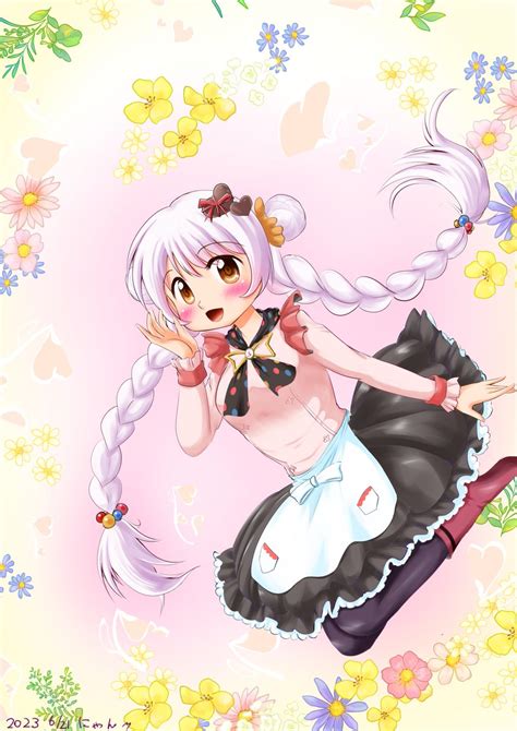 百江なぎさ祭り 魔法少女まどかマギカ マギアレコード イラスト 百」にゃんこの森のいろはちゃんのイラスト