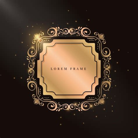 Premium Vector Elegant Rectangle Frame Design