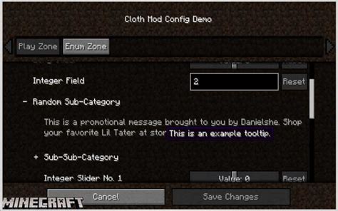 Cloth Config Api 1165 Minecraft Pc