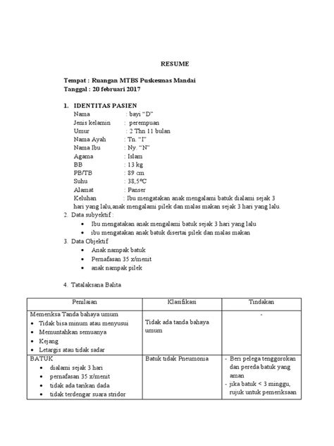 Mtbs Batuk Pdf
