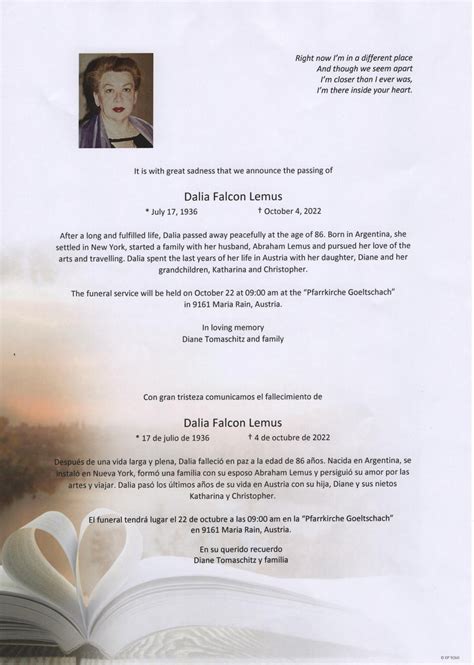 Dalia Falcon Lemus Kerze Anzünden Und Kondolieren Gedenkseite