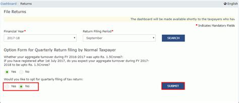 Filing GSTR In GST Govt Portal