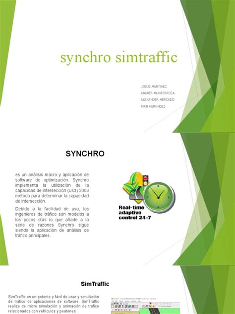 synchro simtraffic exp descargar gratis pdf ventana informática
