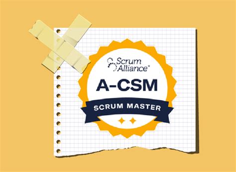 Advanced Certified Scrummaster® Acsm Certification Training Sticky Agile