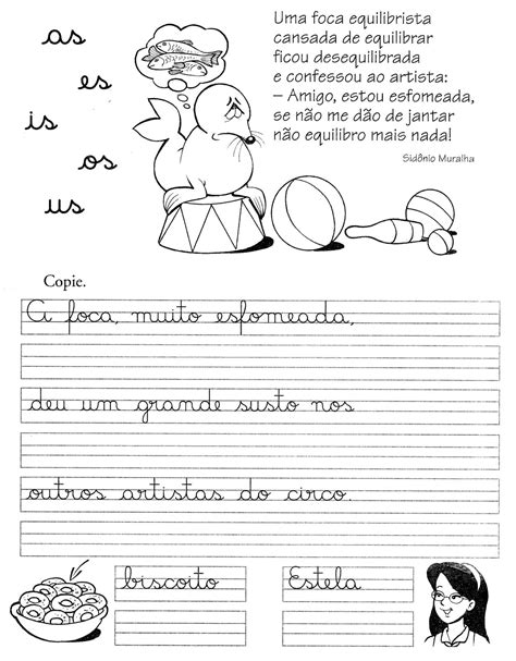 50 Atividades De Caligrafia Letra Cursiva Gratis Para