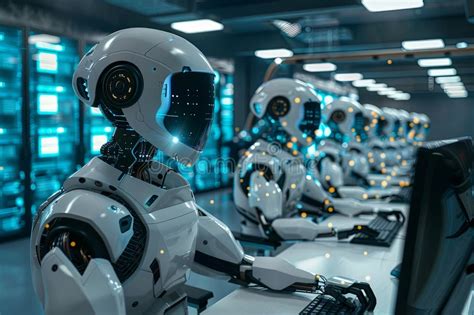 exploring advanced technology center with robotics and computers for programming and it skills